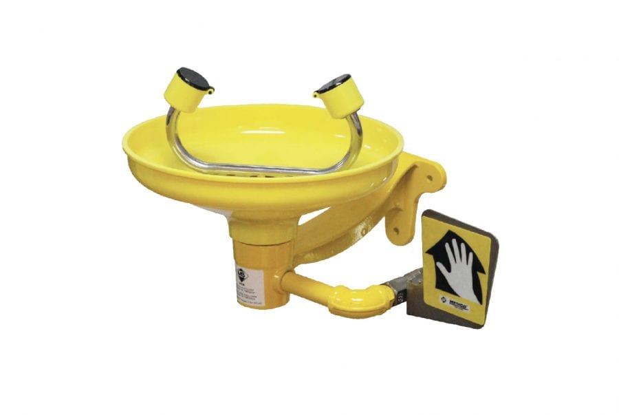 Wall Mounted Emergency Eyewash with ABS Plastic Bowl | METHOD