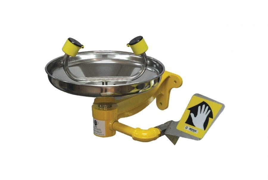 Wall Mounted Eyewash with Stainless Steel Bowl | METHOD