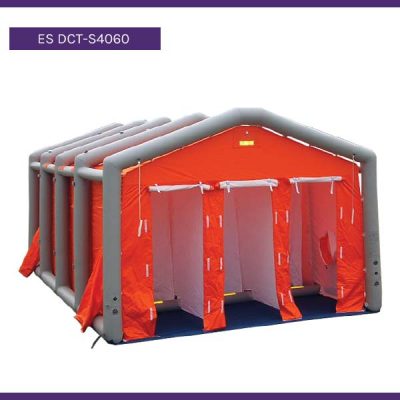 3 Line Decontamination Shower Tent - Laboratory Safety Equipment | METHOD