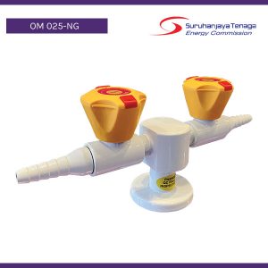 Safety Lift & Turn Gas Taps - 2 Way 180º Bench Gas Valve - METHOD