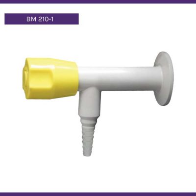 Wall Mounted Gas Taps - 1 Way 90° Wall Gas Tap - METHOD