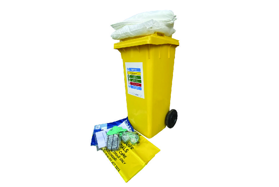 120 Liter Wheeled Spill Kits - Laboratory Safety Equipment | METHOD