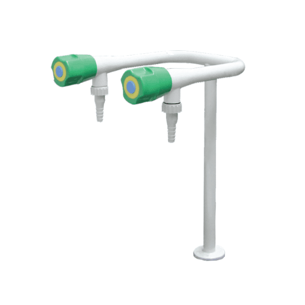 2 Way Water Lab Tap with PP Nozzle - Laboratory Safety Equipment | METHOD