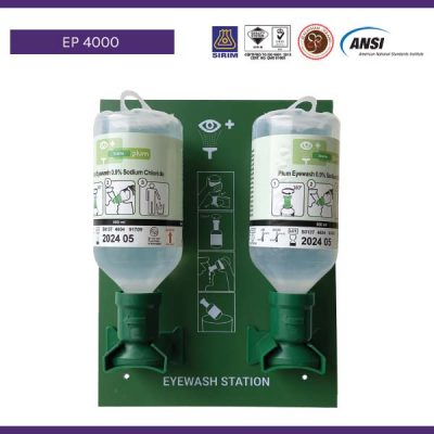 500ml PLUM Portable Emergency Eyewash - METHOD
